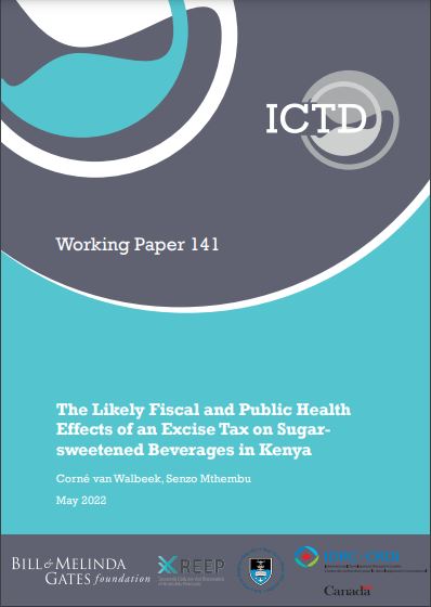 The Likely Fiscal and Public Health Effects of an Excise Tax on Sugar ...