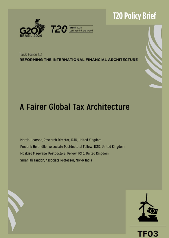 A Fairer Global Tax Architecture – ICTD
